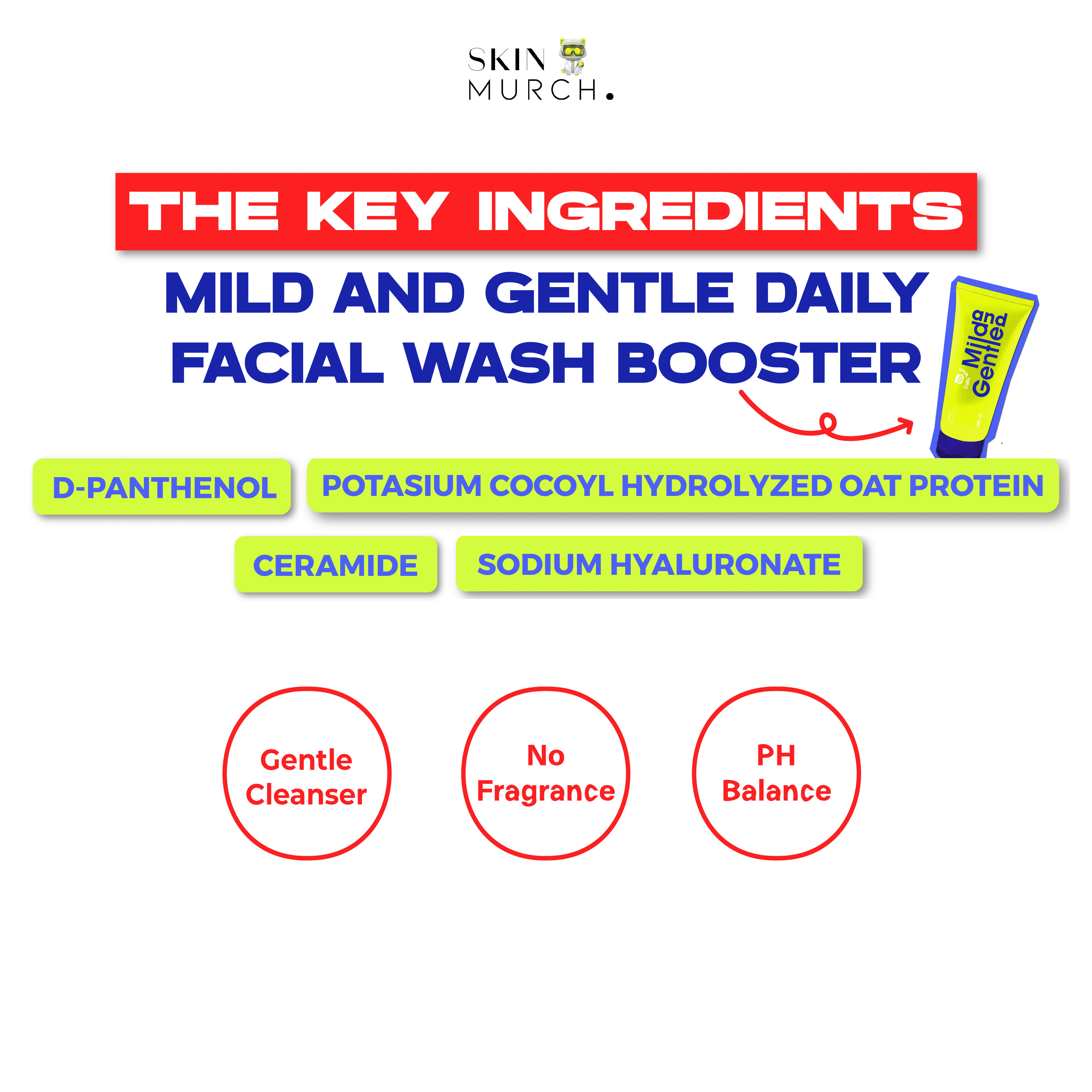 Jual SKINMURCH Mild and Gentle Daily Wash Booster [Full Size 100ml ...