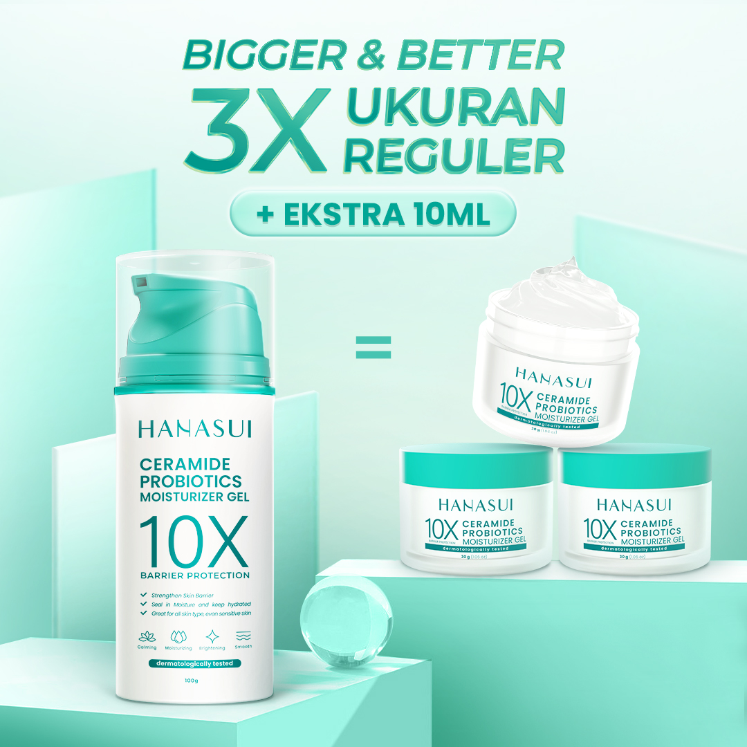 Jual 【BIG SIZE】Hanasui Ceramide Probiotics Moisturizer Gel 100ml ...