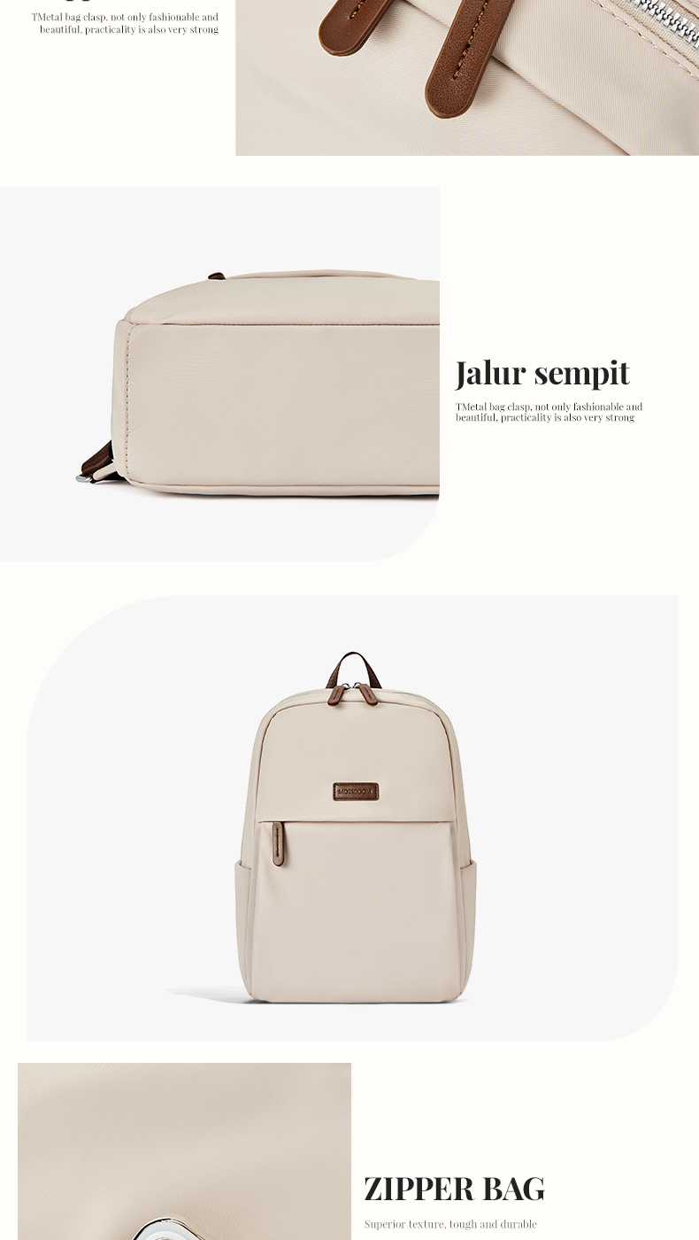 Jual MOSSDOOM Tas Ransel Wanita Goofy Backpack Tahan Air Tas Sekolah ...