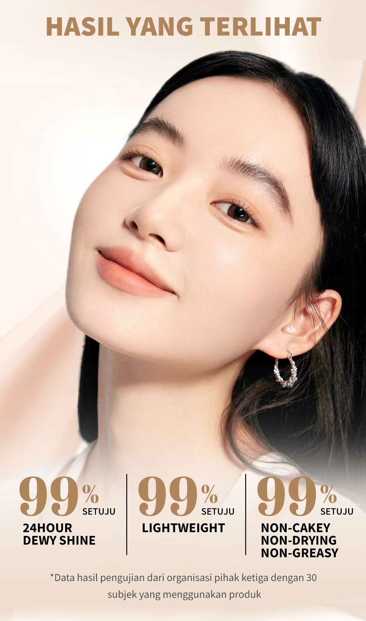 Jual ONLYOU Double Cushion Powder Perfect Glow Cushion Make Up ...