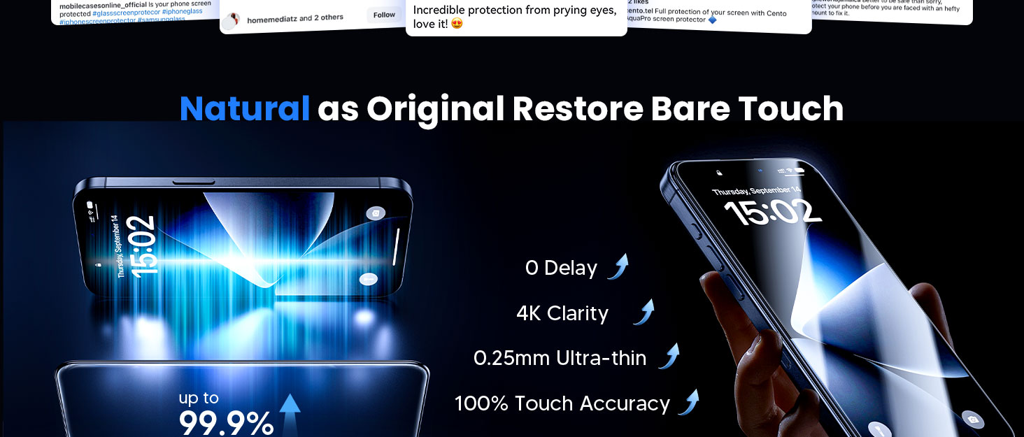 Jual [Tanpa tepi hitam]WSKEN Tempered Glass Clear/Privacy Glossy Auto ...