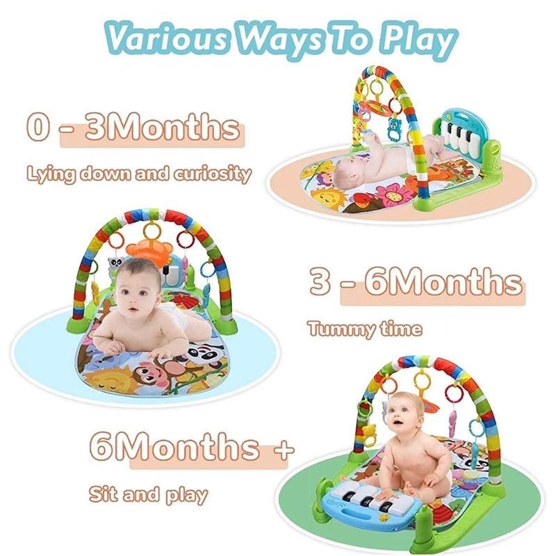 Jual HAPYEE bayi gym Playgym Mainan Bayi Rattle Playmate Musik Piano ...
