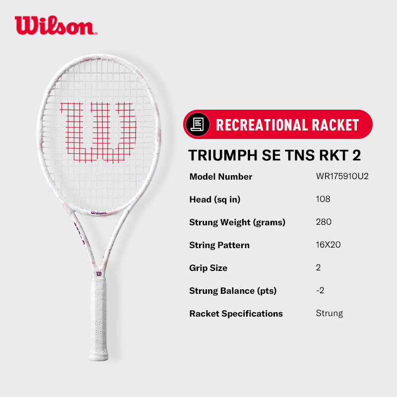 Jual WILSON INTRIGUE SE/TRIUMPH SE Raket Tennis Recreational Tennis ...