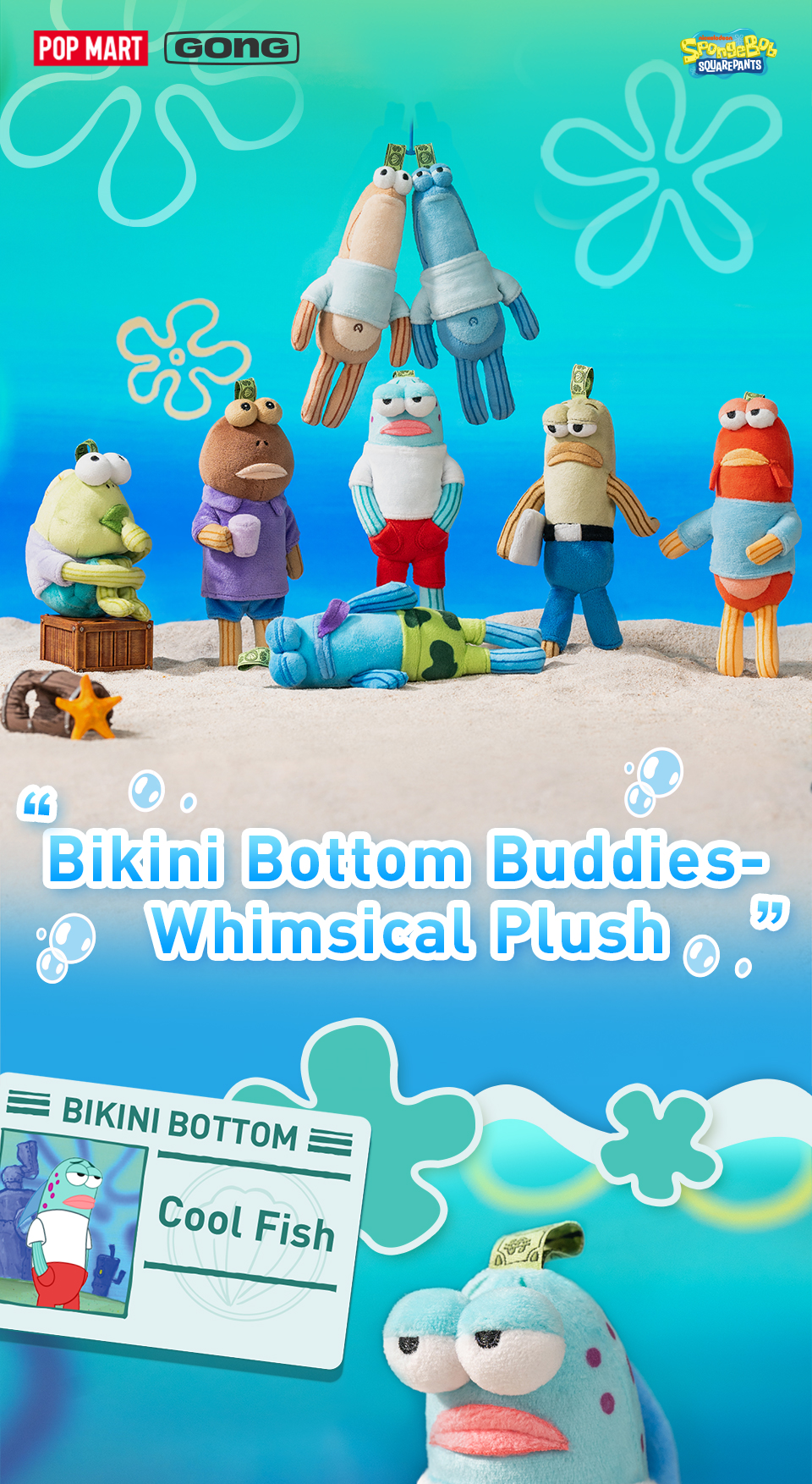Jual POP MART Bikini Bottom Buddies - Whimsical Plush Blind Box | Shopee Indonesia