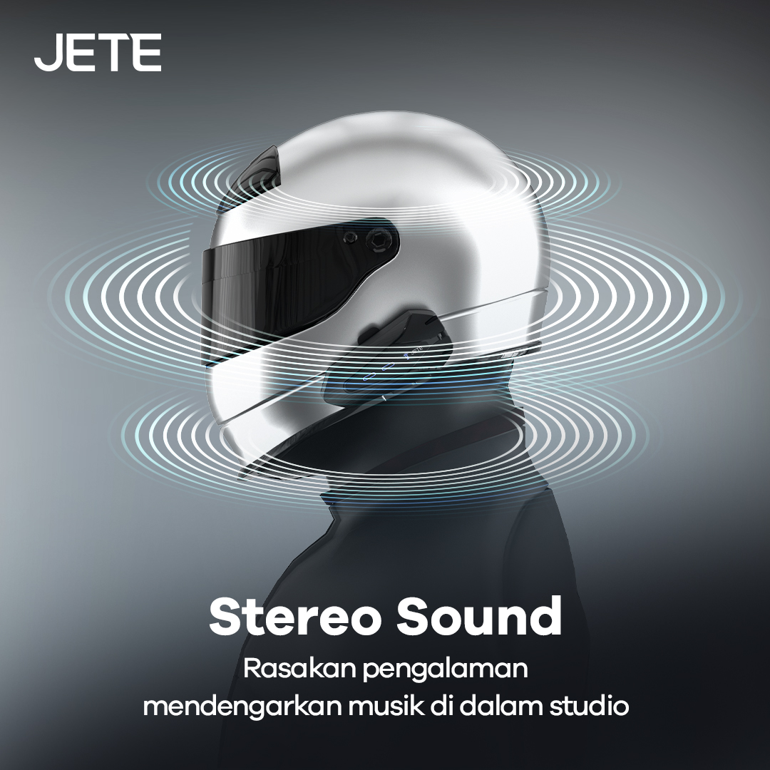 Jual JETE RH1 Helmet Headset Bluetooth IPX6 Helm Motor NOT Intercom ...