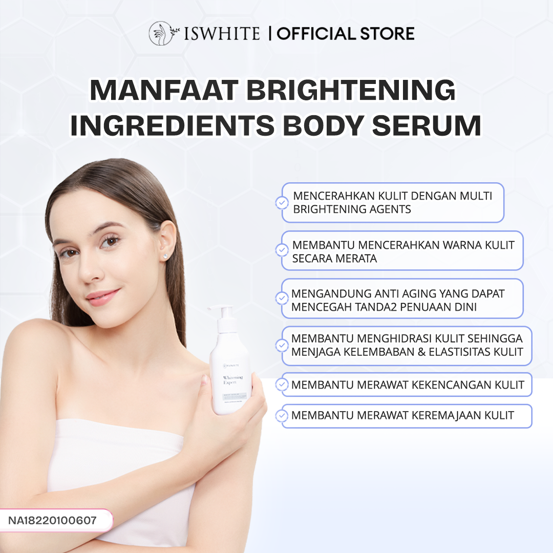 Jual ISWHITE Perfect Whitening Body Serum Package | Serum Badan Untuk ...
