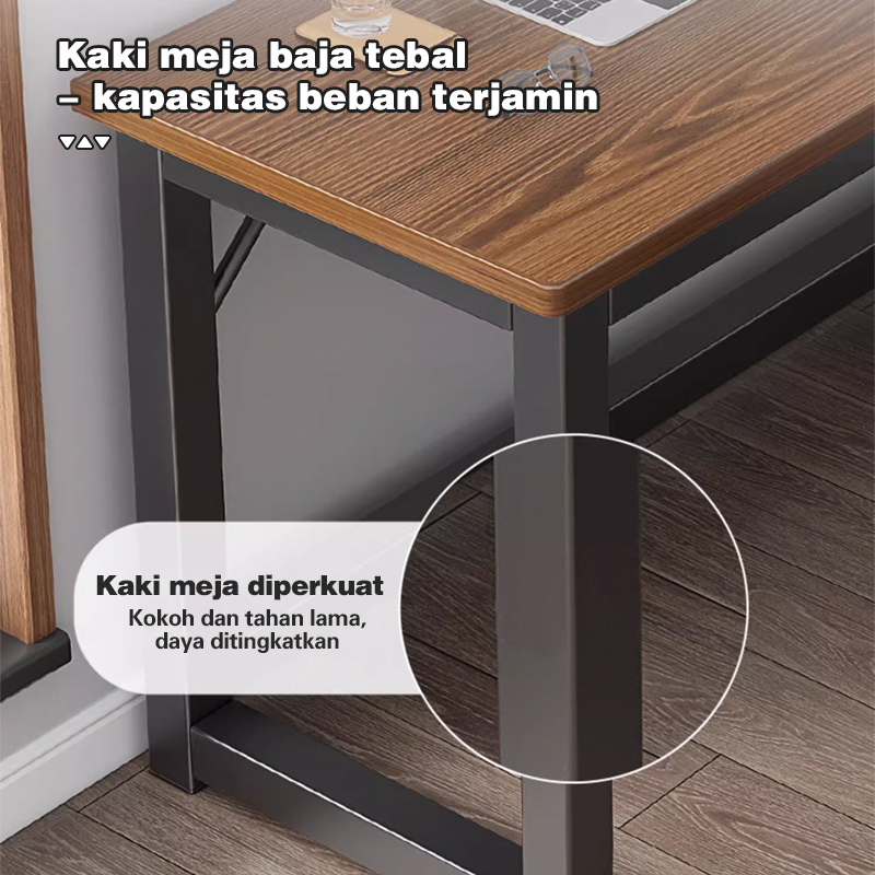Jual antsun-Meja Kerja L Meja Kantor Serbaguna L shaped Meja Komputer ...