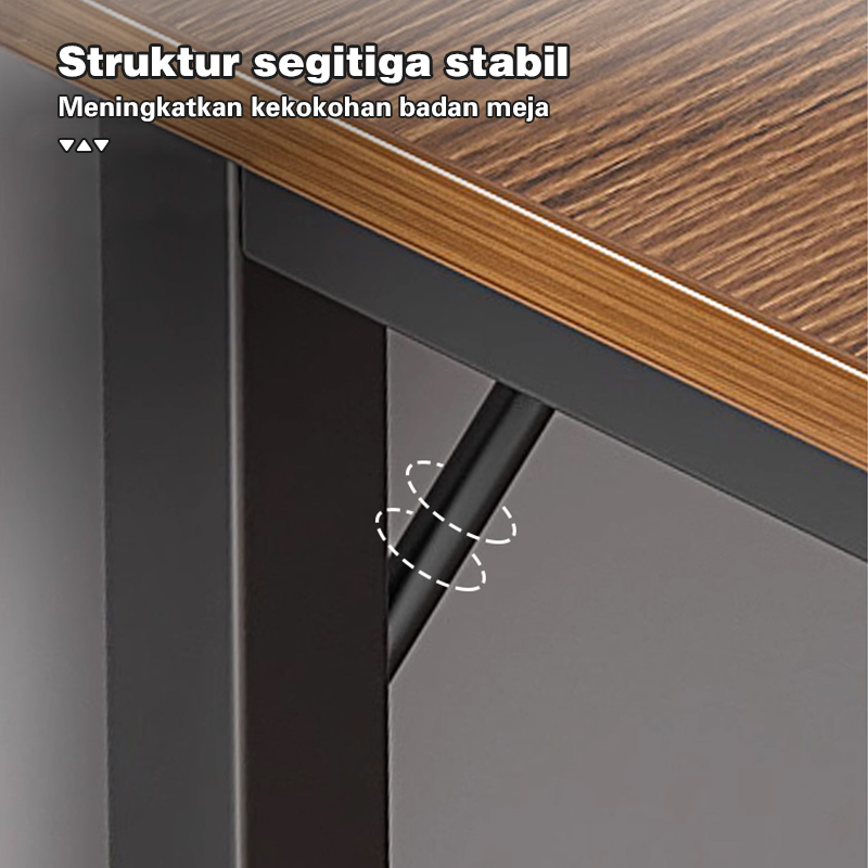 Jual antsun-Meja Kerja L Meja Kantor Serbaguna L shaped Meja Komputer ...