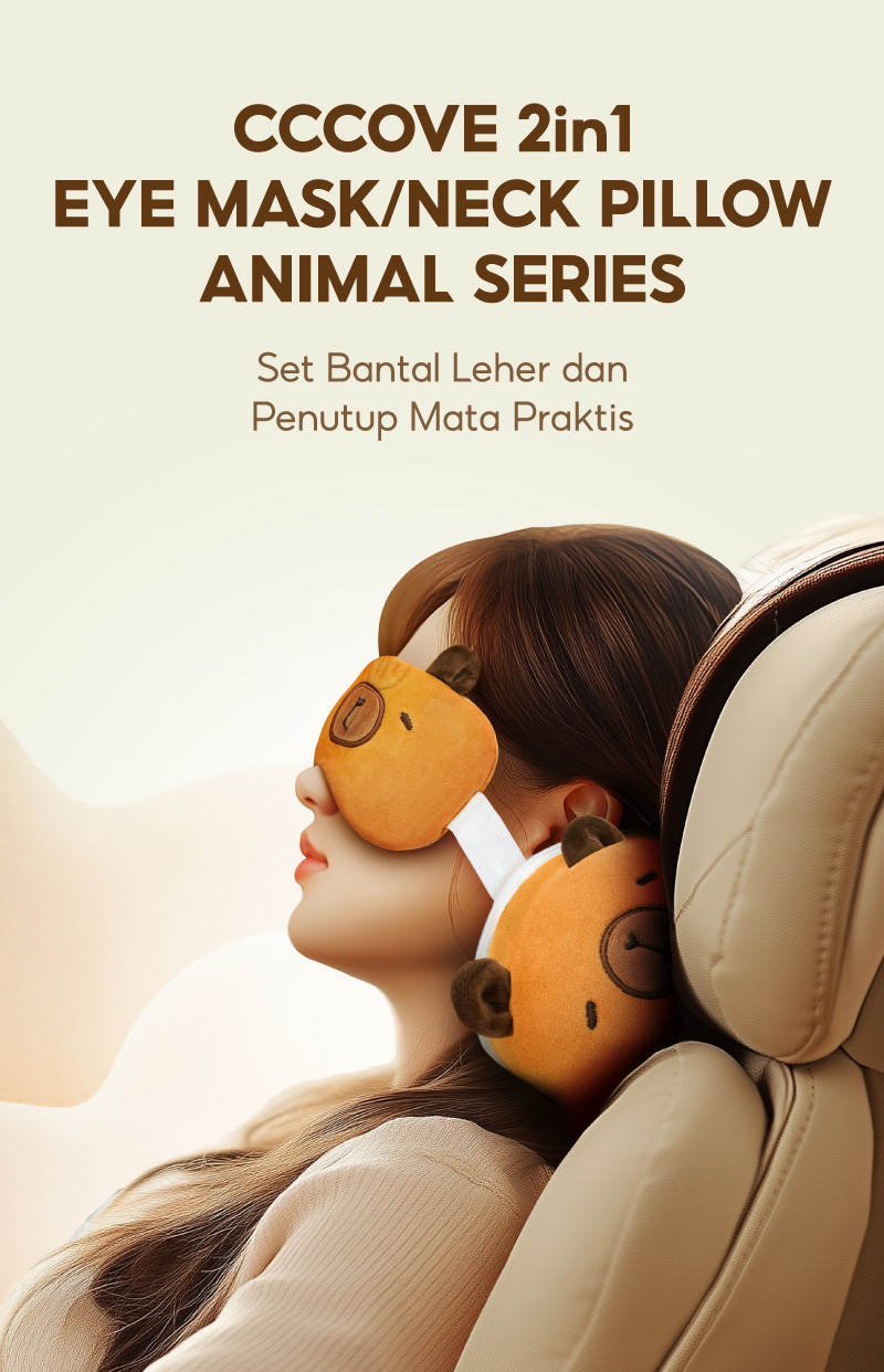 Jual OHSOME - CCCOVE 2in1 Eye Mask/Covers Neck Pillow Masker Penutup ...