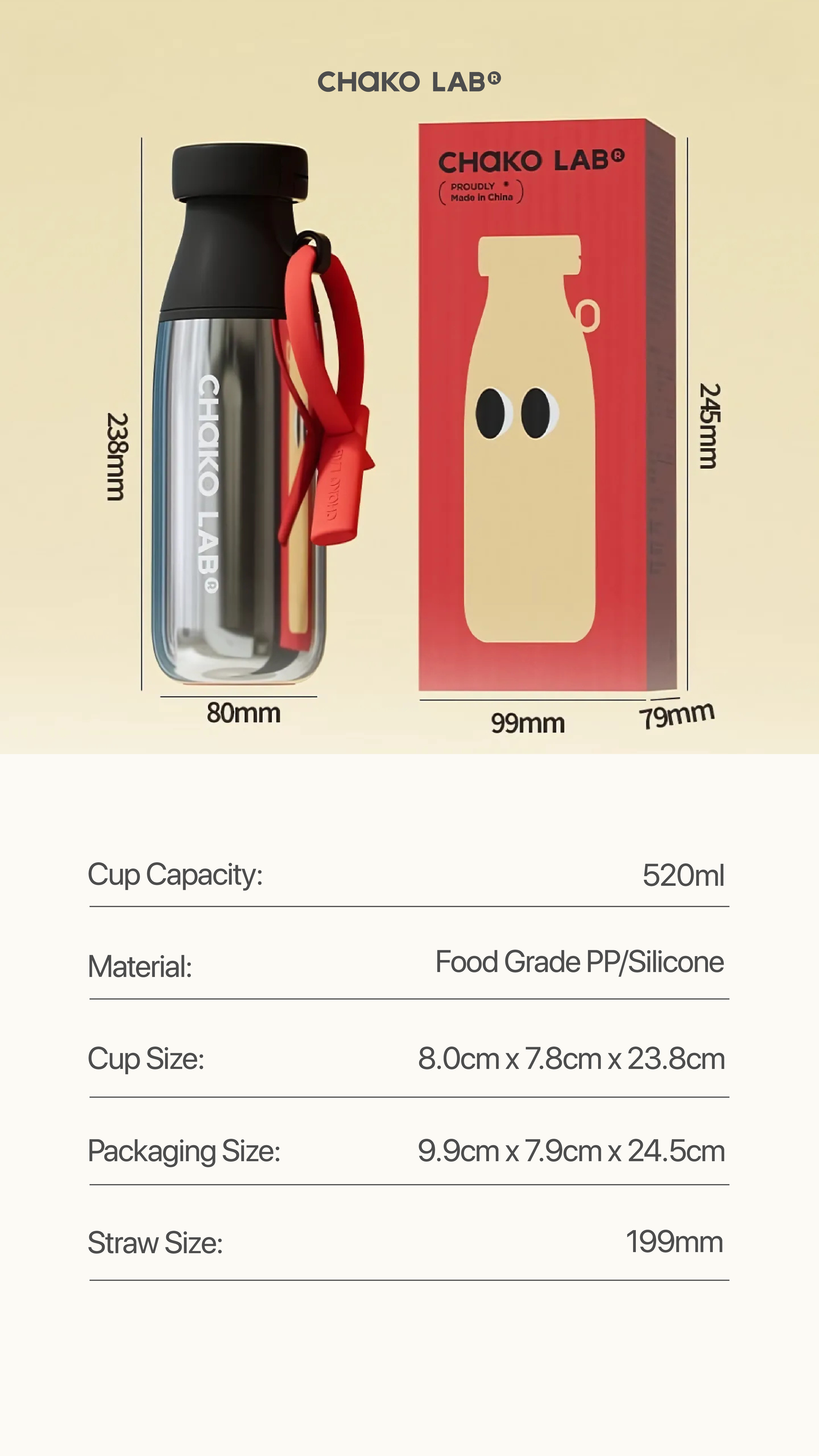 Jual CHAKO LAB Milk Pod Insulated Two-Ways Bottle 520ml | Shopee Indonesia