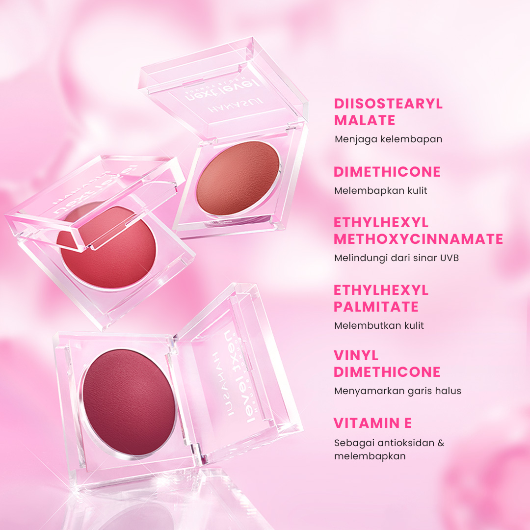 Jual Hanasui Next Level Bouncy Blush - Super Bouncy Blush Long Lasting ...