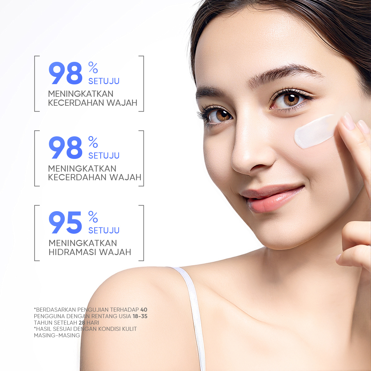 Jual GMEELAN Mencerahkan Kulit Durvillea Polypeptide Pemulihan Krim ...