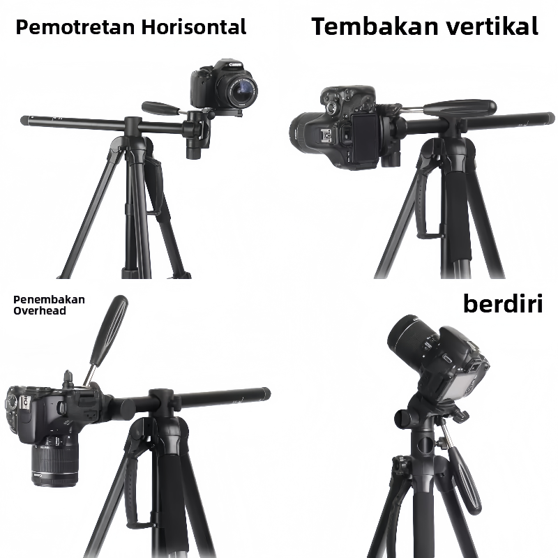 Jual RCCOR Paket Lengkap Tripod Kamera 1,45m – Termasuk Bluetooth ...