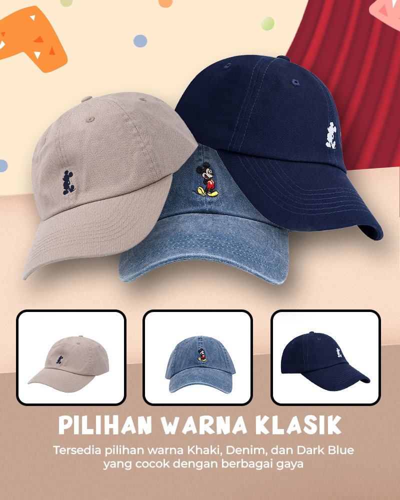Jual [OHSOME x Disney] - Mostorhata Baseball Cap Topi Bisbol Mickey ...