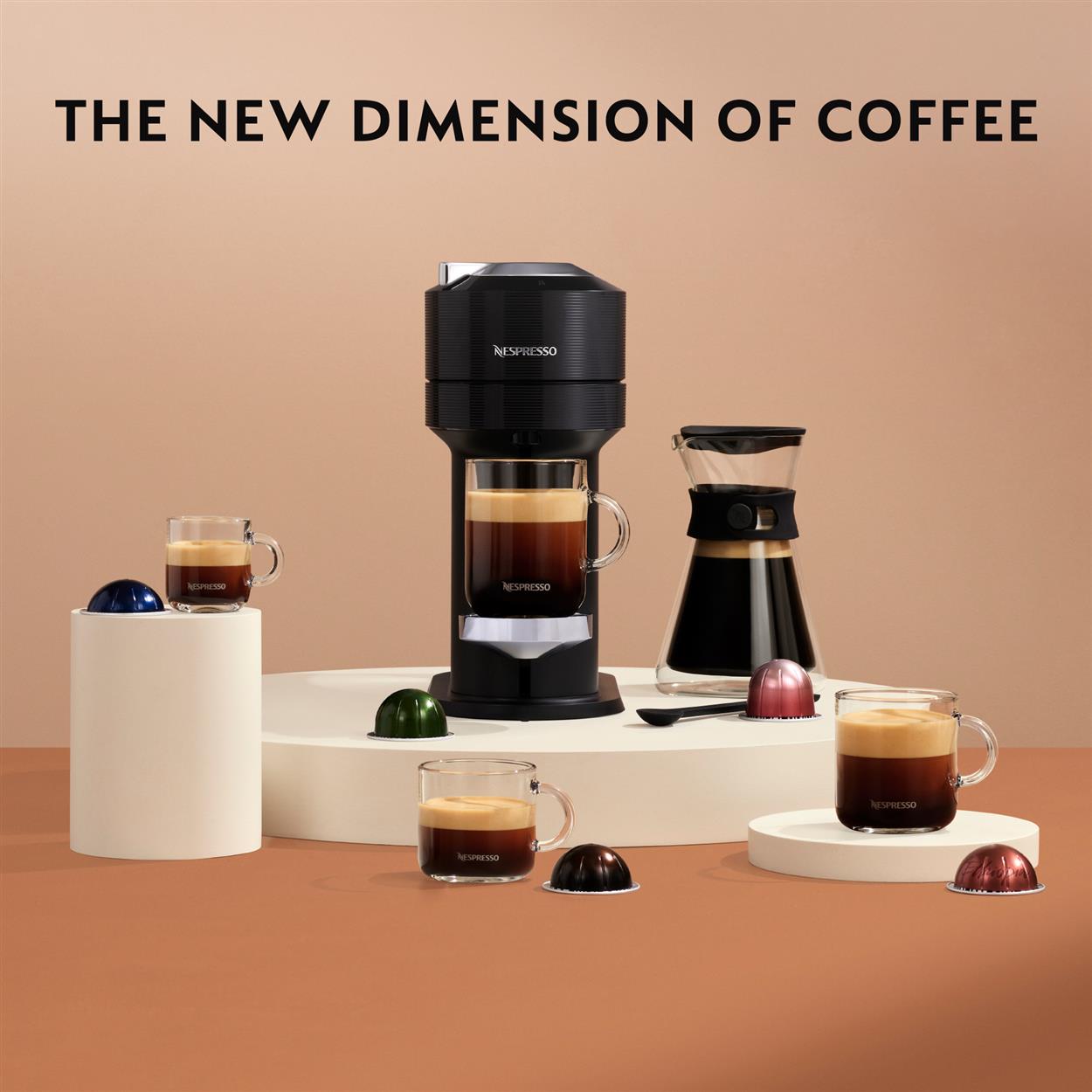 Jual Nespresso Vertuo Next Premium Coffee Machine, Black (Mesin Kopi ...