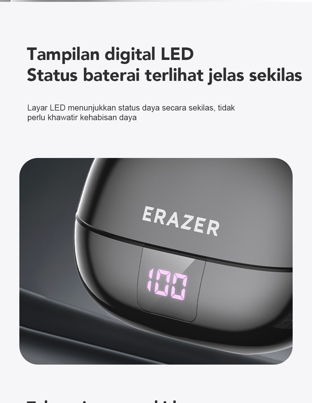 Jual Lenovo ERAZER XT66PRO Headset Bluetooth5.4 OWS Earphone Tampilan ...