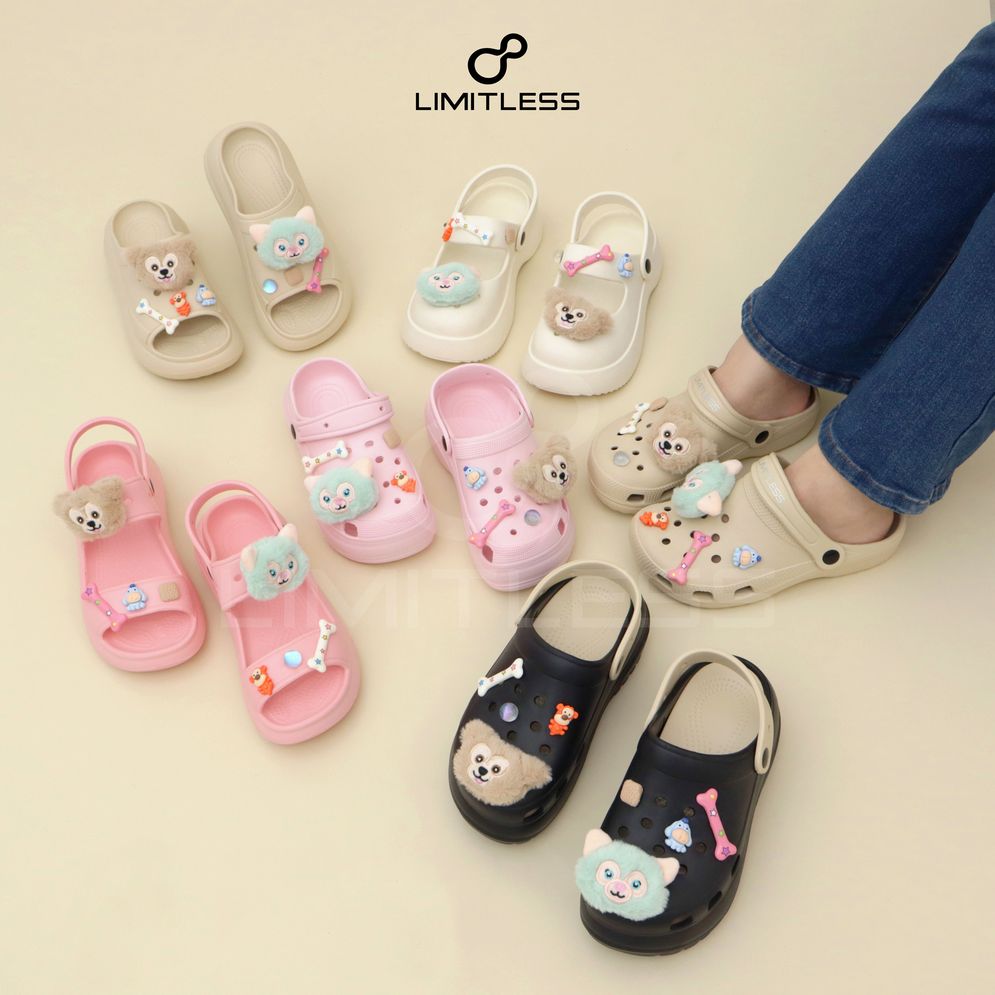 Jual LIMITLESS Aksesoris Sandal Boneka Set Terbaru 2026 Viral Aksesoris ...