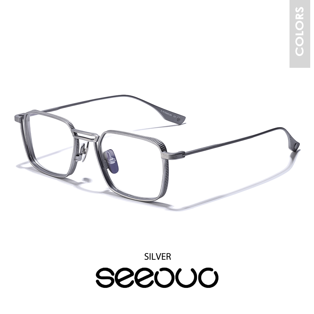 Jual Seeouo Kacamata Plano Lens Retro Classic Fashion Pria Wanita Kekinian Bisa Minus Bahan ...