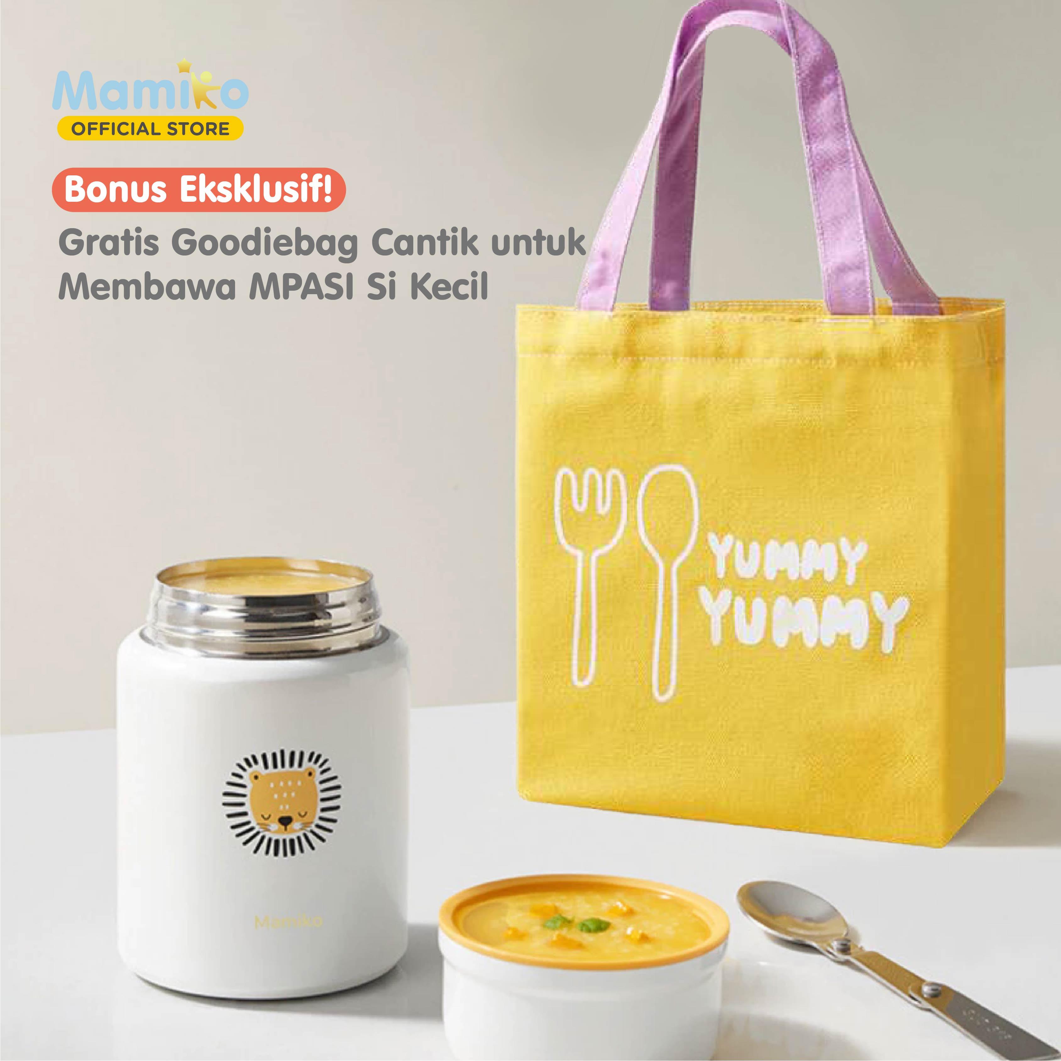 Jual [Termos Tahan Panas 24 Jam] Mamiko Termos Makanan Sup Mpasi Anak ...