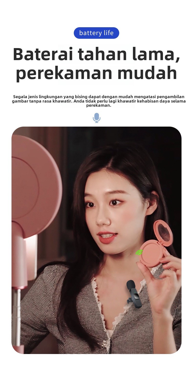 Jual GUKOO 2-in-1 Mic Clip Type-C & Lightning - 1 Mic untuk HP Android & iPhone! | Shopee Indonesia