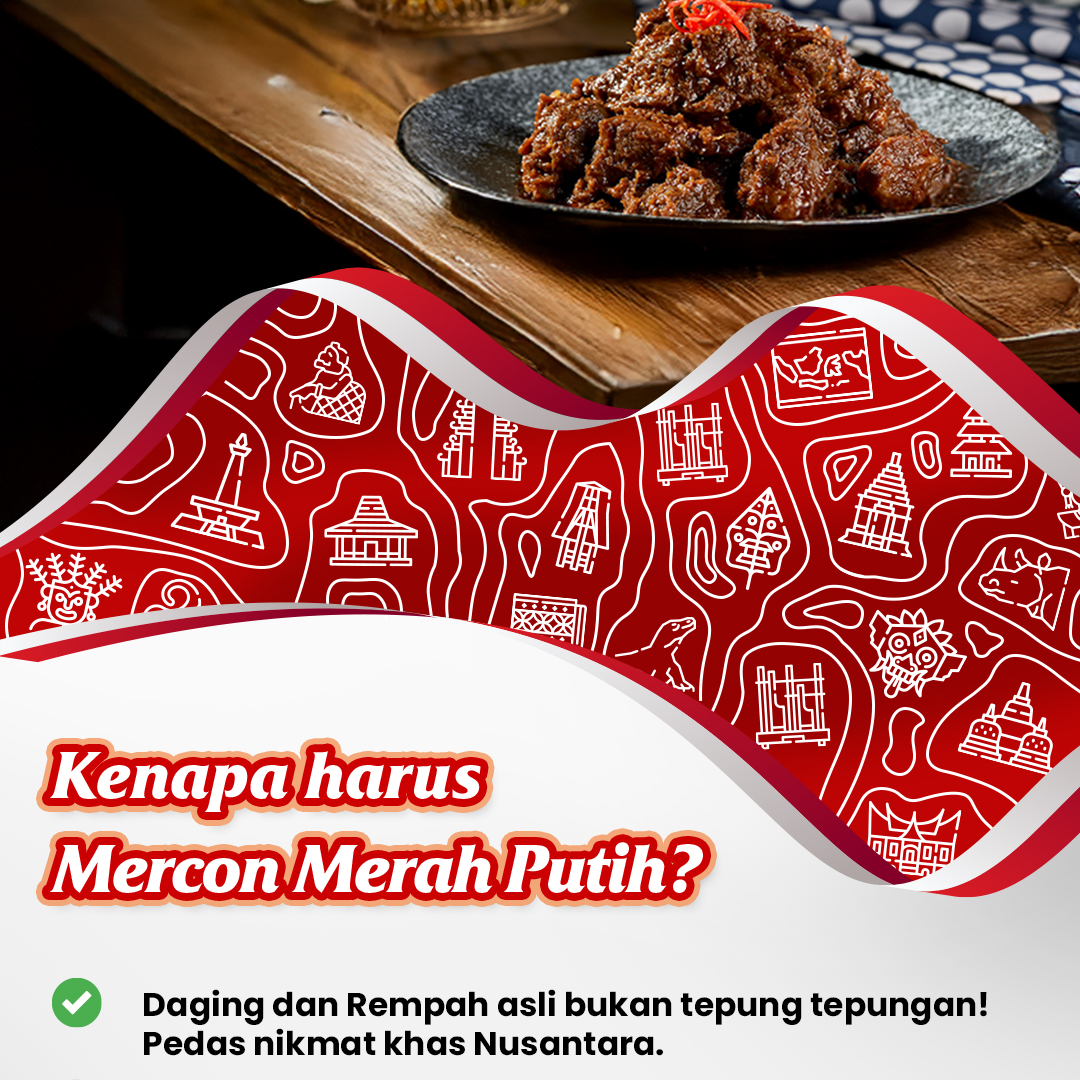 Jual Mercon Merah Putih - Satuan || Limited Edition !! Rendang Sapi ...