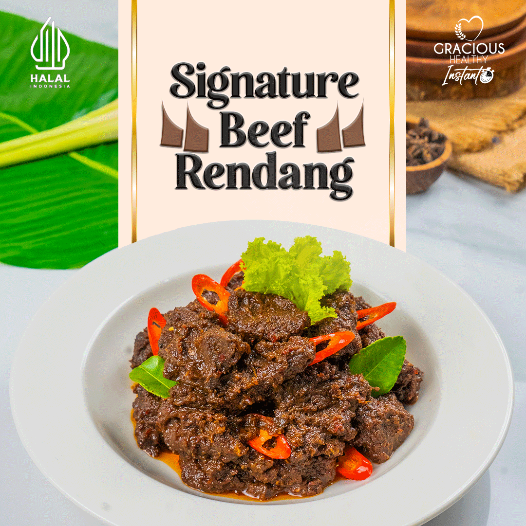 Jual Gracious Signature Beef Rendang - Protein 41gr (Makanan Instant ...