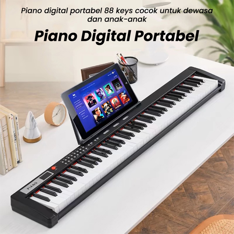 Jual Benston Music- Keyboard Elektrik 88 Tuts Portabel Untuk Pemula ...