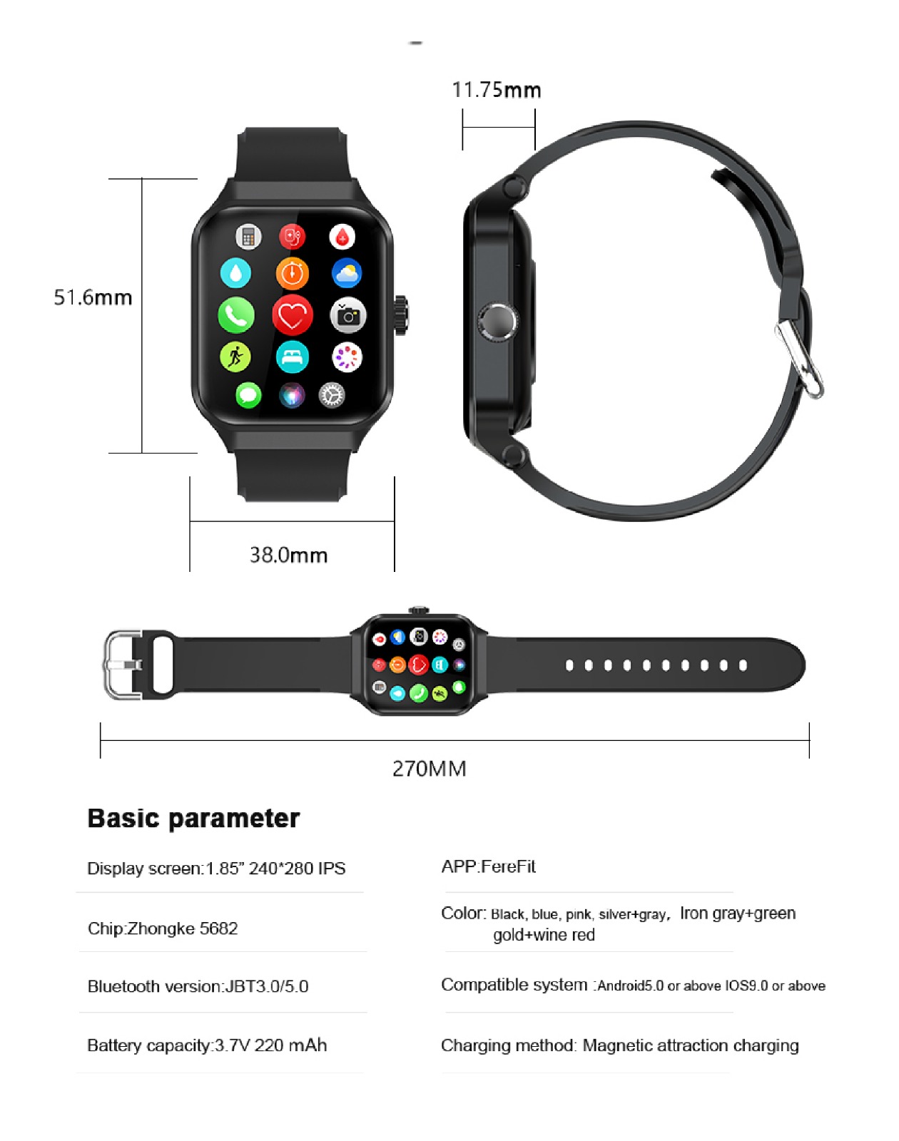 Jual [ PROMO SPECIAL ] AIBRO F6 Smartwatch | NFC Support | Bluetooth Call Android IOS | Jam ...