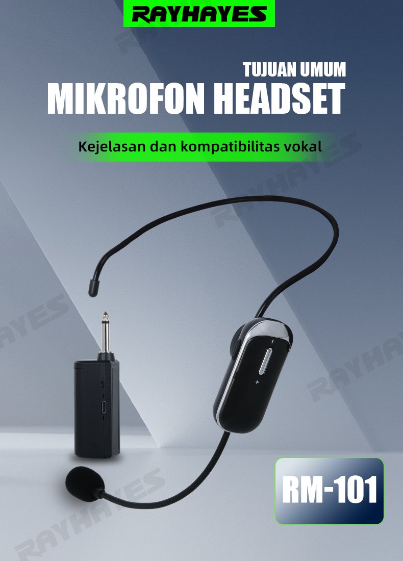 Jual RAYHAYES Mic Wireless Kerah Untuk Pengajaran Profesional Mikrofon ...