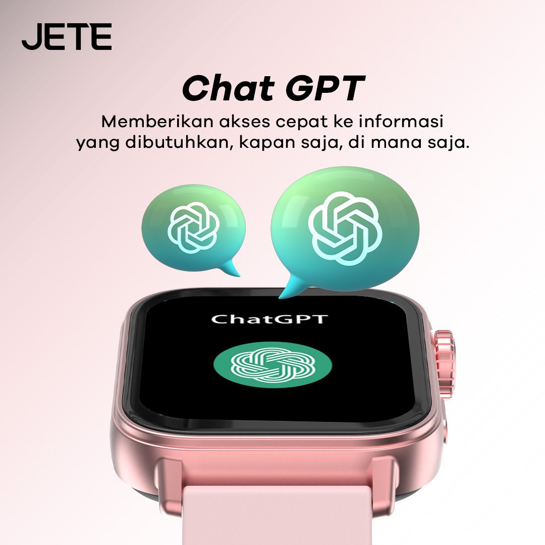Jual JETE FR23 Smartwatch Jam Tangan Olahraga Lari 1.83" ChatGPT NFC 100+ Sports Mode IP54 ...