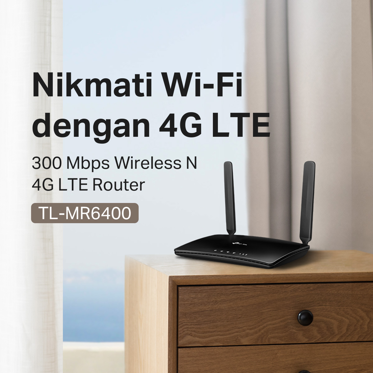 Jual TP-Link TL-MR6400 | 4G LTE Router | 300 Mbps Wireless N Modem ...