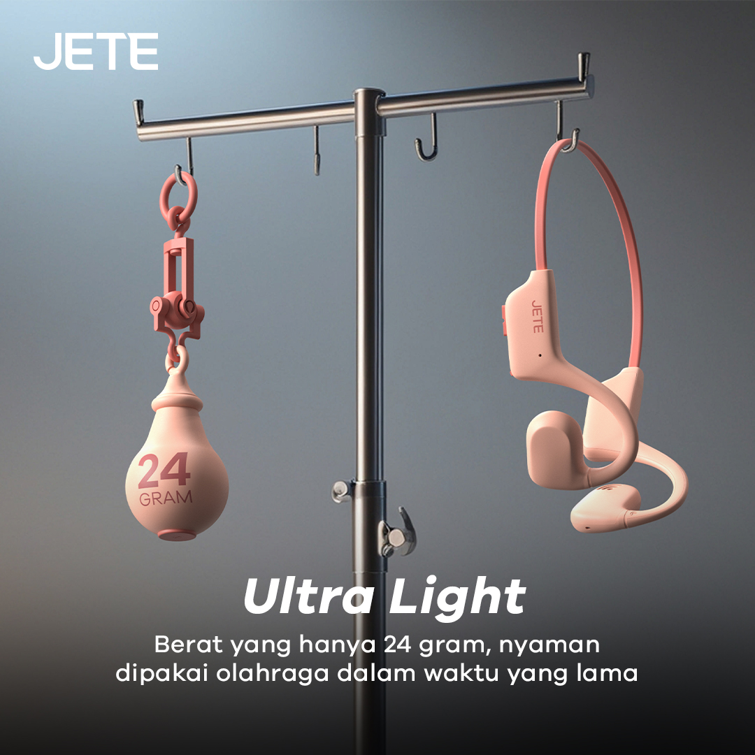 Jual JETE Headset Opentune Running Open Ear Air Conduction IPX5 ...