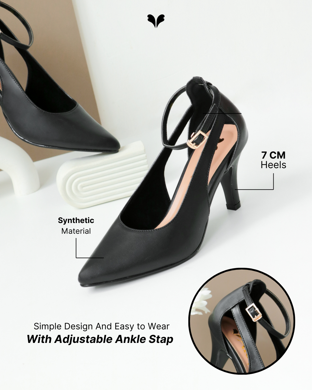 Jual Alivelovearts Eros Heels 7cm Sepatu Pantofel Kerja Kantor Hak ...