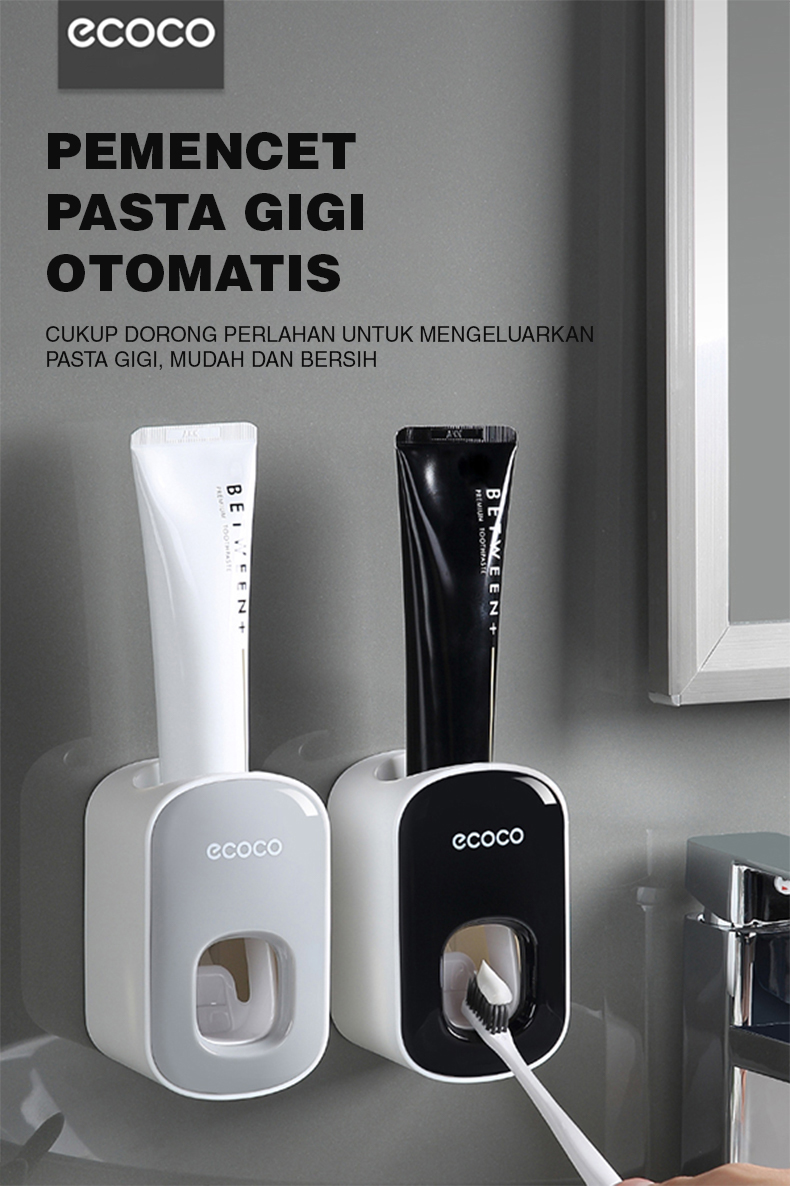 Jual Ecoco Automatic Toothpaste Dispenser - Dispenser pasta gigi ...