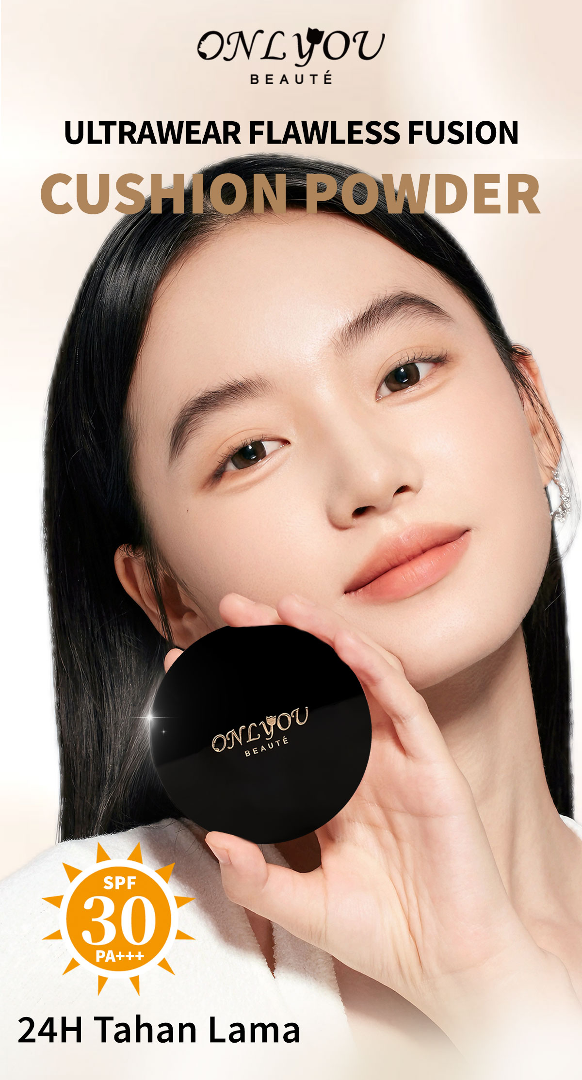Jual [NEW LAUNCH]ONLYOU 7in1 UltraWear Double Cushion Powder SPF30 PA ...
