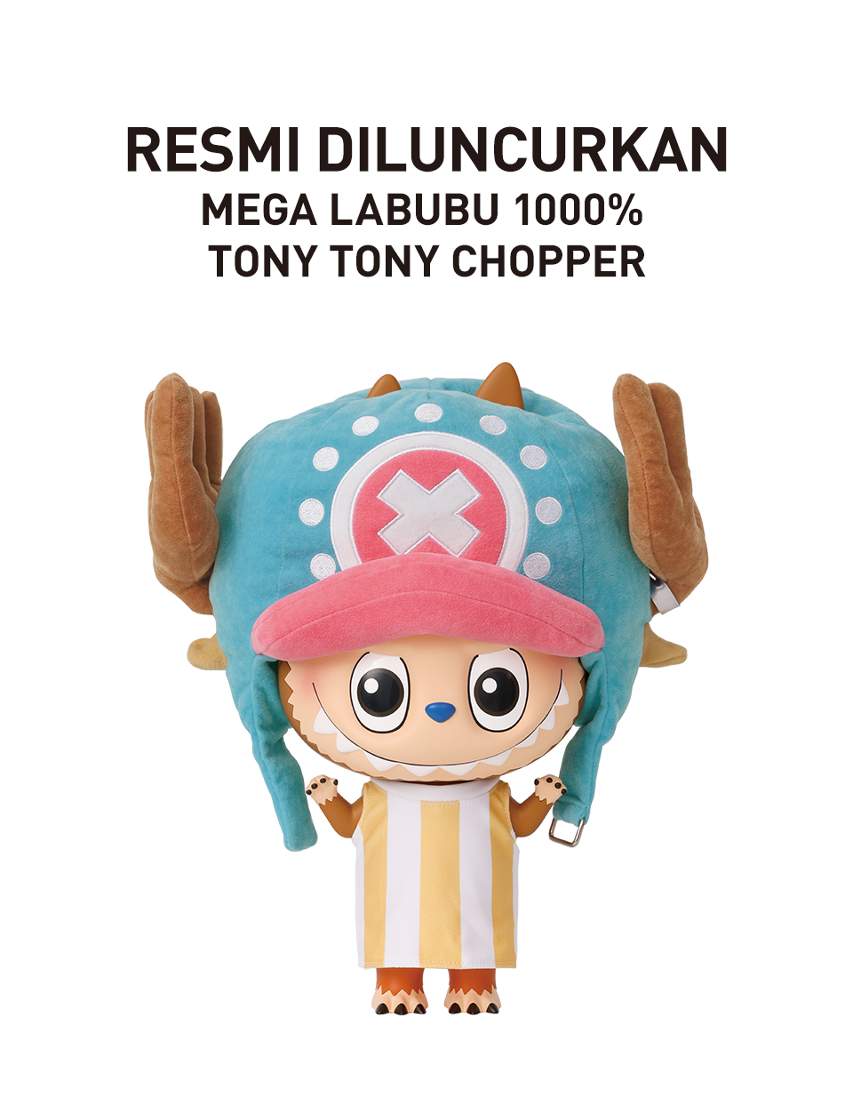 Jual POP MART MEGA LABUBU 1000% TONY TONY CHOPPER Limited Edition ...