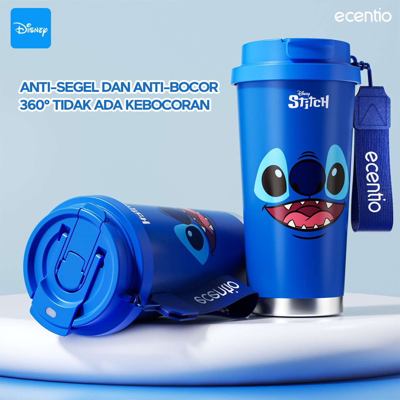 Jual ecentio X Toy story tumbler minum Disney lotso & stitch premium botol stainless 316 tahan ...