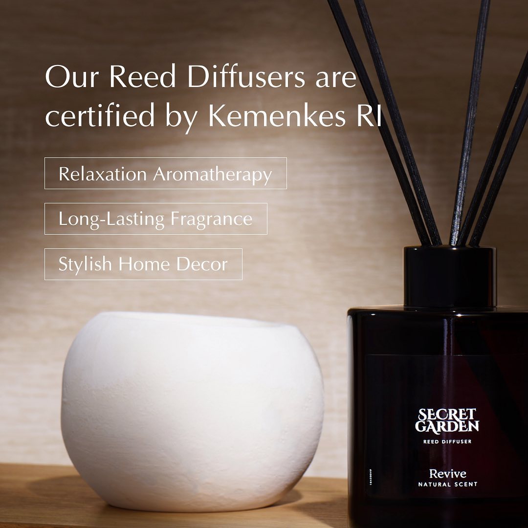 Jual Secret Garden - Aroma Reed Diffuser 140ml Full Size | Pengharum ...