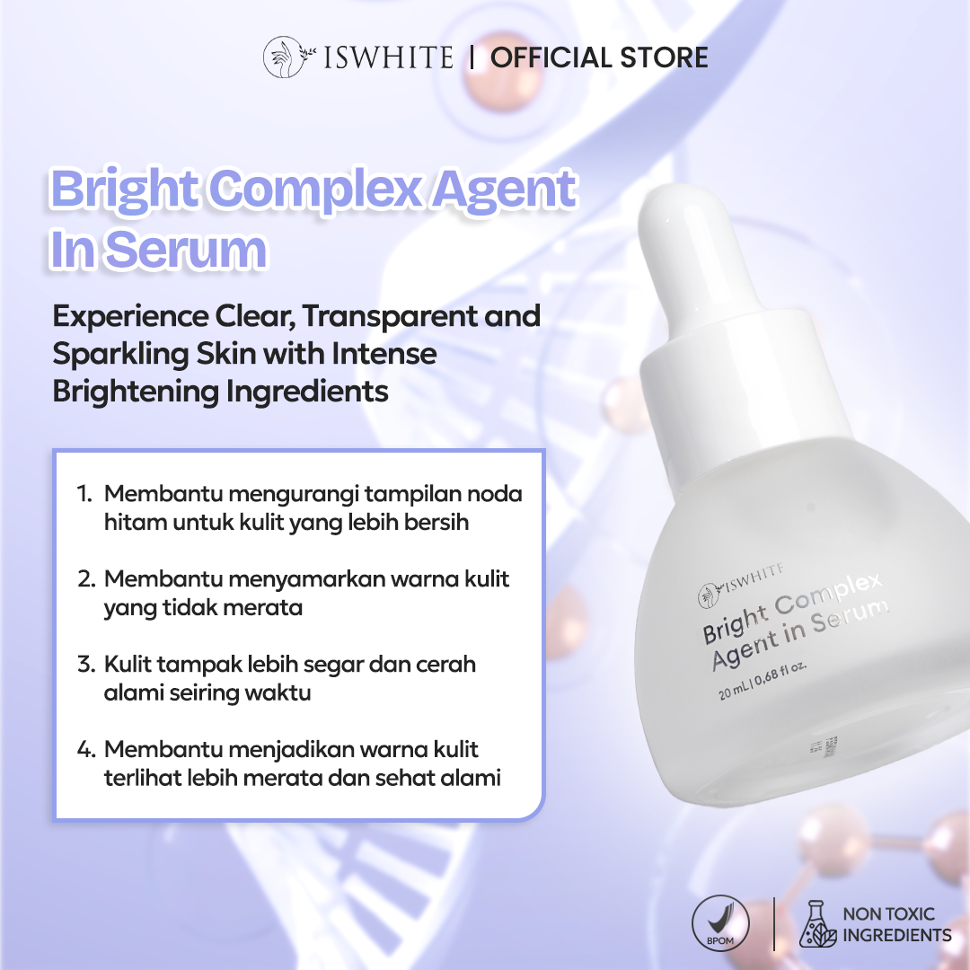Jual [ SERUM PENCERAH WAJAH ] ISWHITE Bright Complex Agent in Serum 5% ...