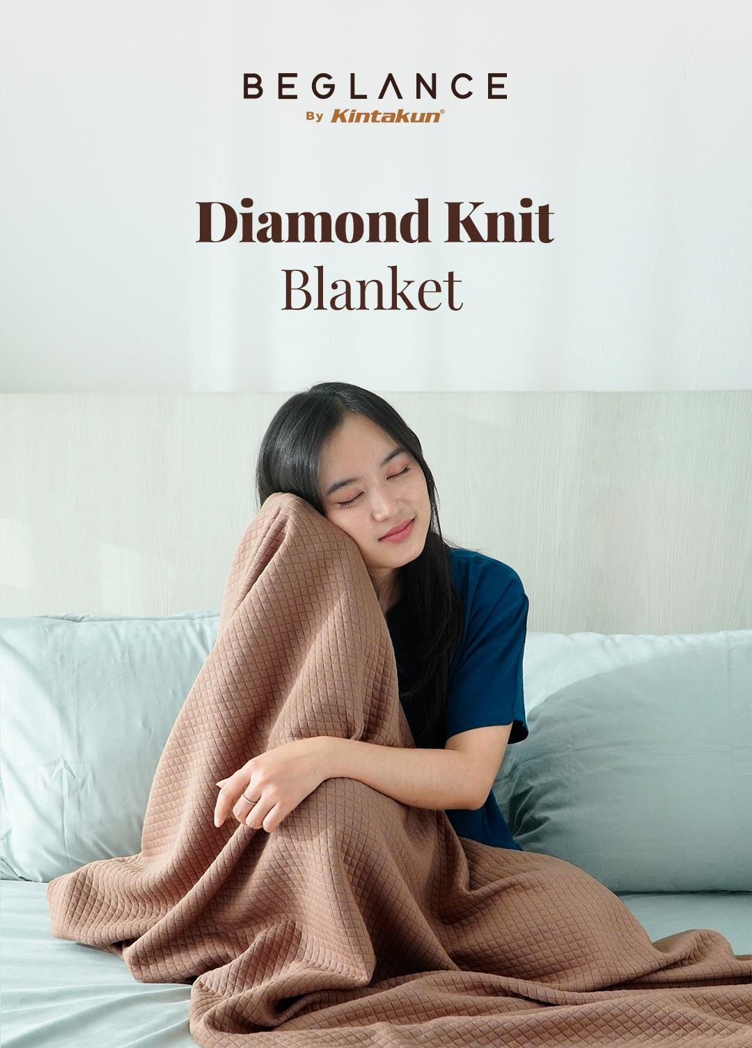 Jual KINTAKUN BEGLANCE Selimut Diamond Knit Blanket Premium 175 x 200 cm | Shopee Indonesia