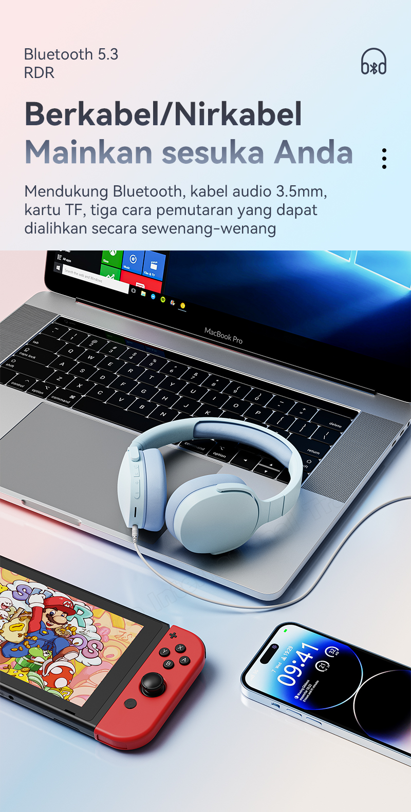 Jual (HOT)BASIKE Headphone Bluetooth TWS 9D Hifi Music TW116 Headset ...