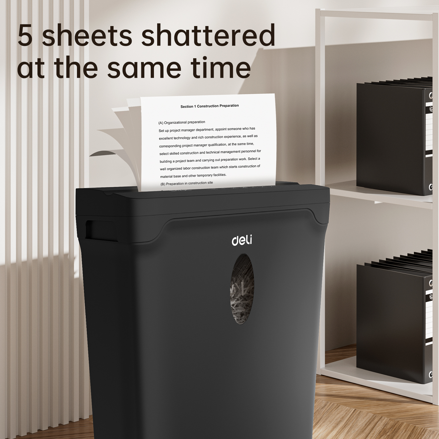 Jual Deli Mesin Penghancur Kertas / Paper Shredder Cross Cut Kapasitas ...