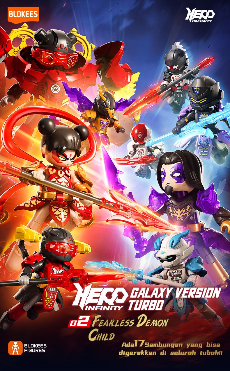 Jual BLOKEES Figures Hero Spire Blind Box Mainan Nezha Anak Toys Balok ...