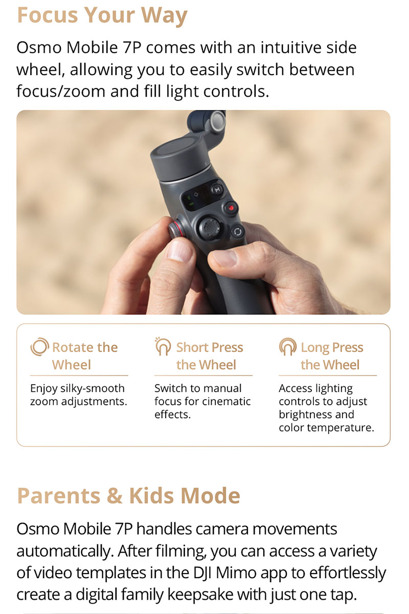 Jual DJI Osmo Mobile 7 - Smartphone Gimbal Stabilizer | Native Tracking ...