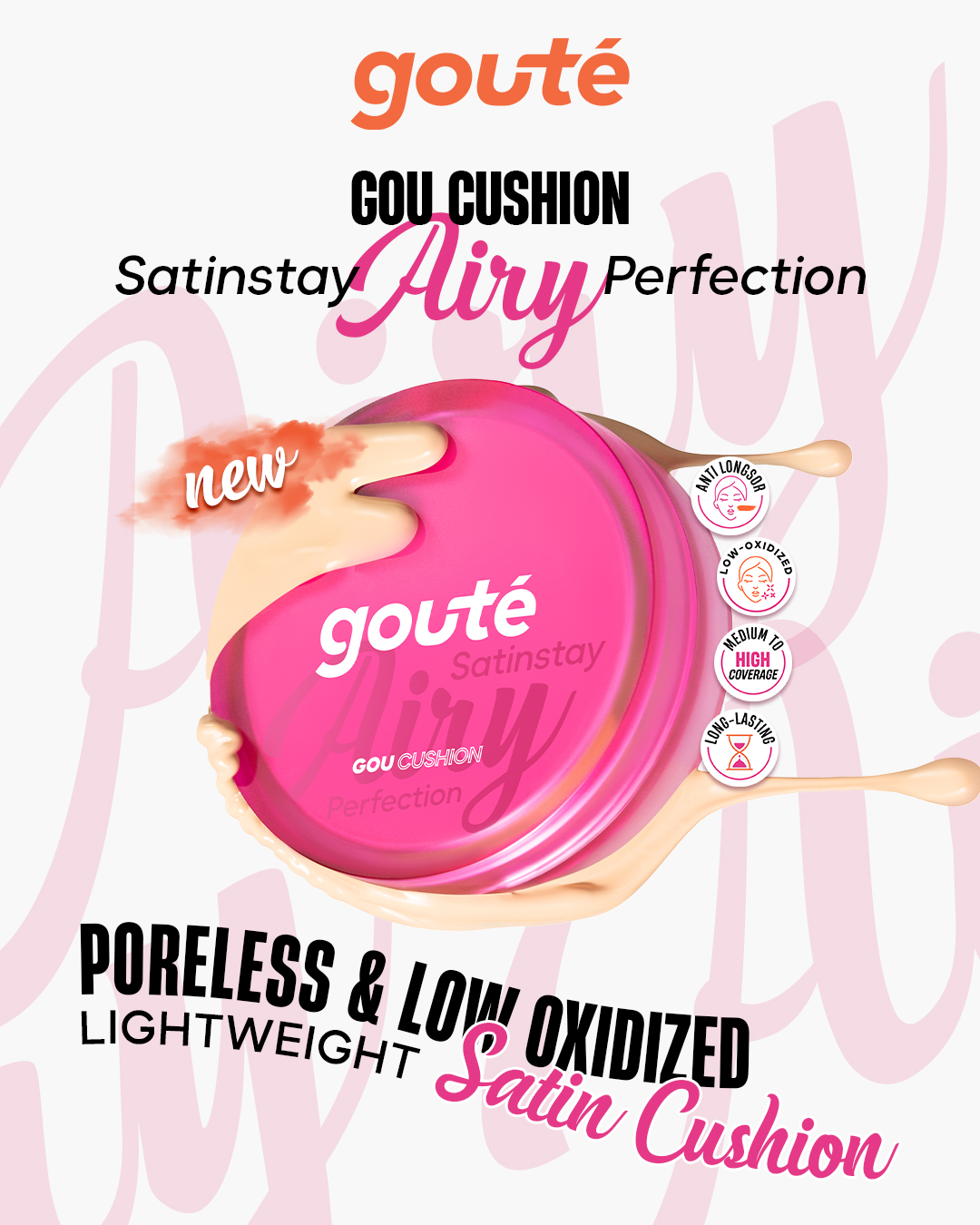 Jual gouté Goucushion SatinStay Airy Perfection | Luminous Satin Finish ...