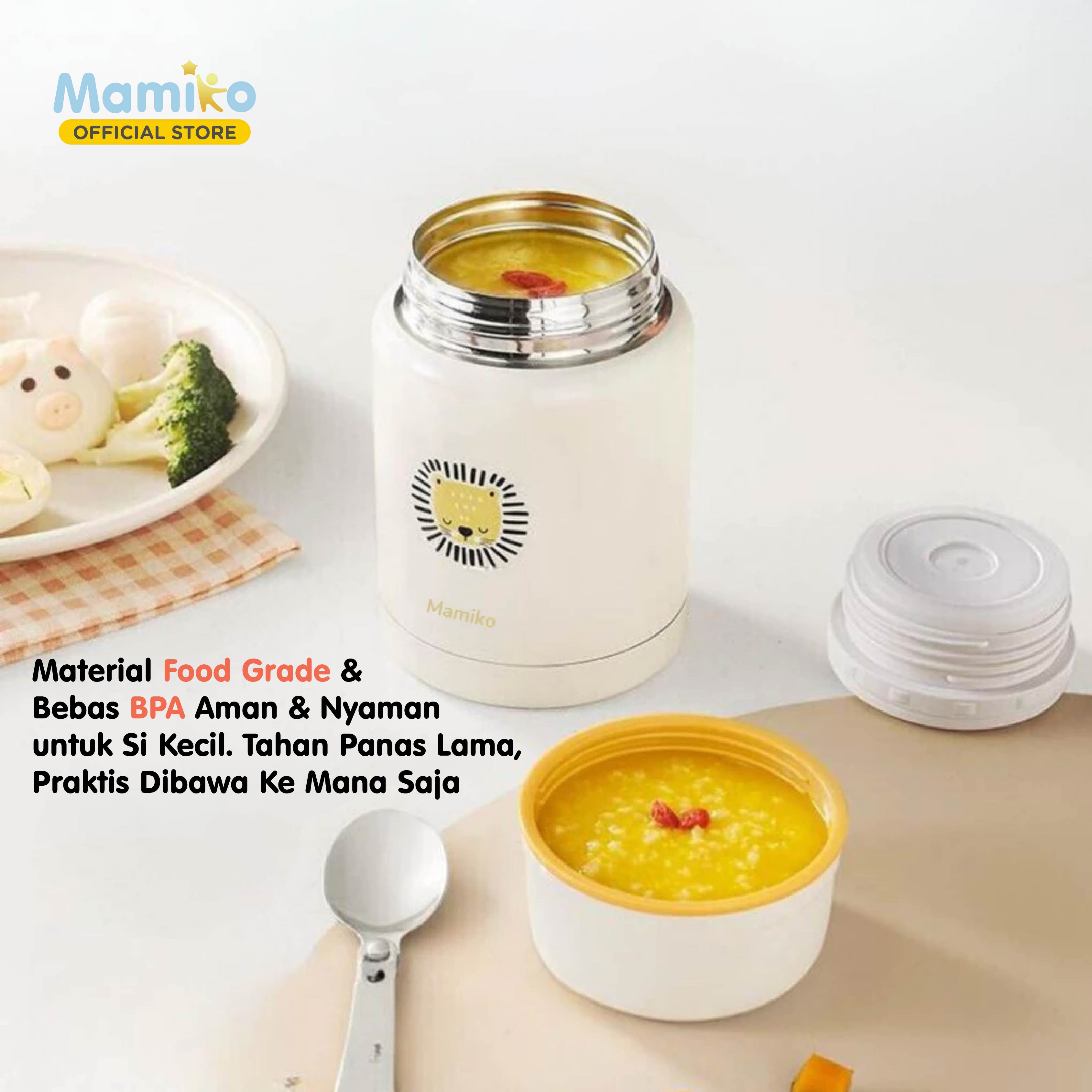 Jual [Termos Tahan Panas 24 Jam] Mamiko Termos Makanan Sup Mpasi Anak ...