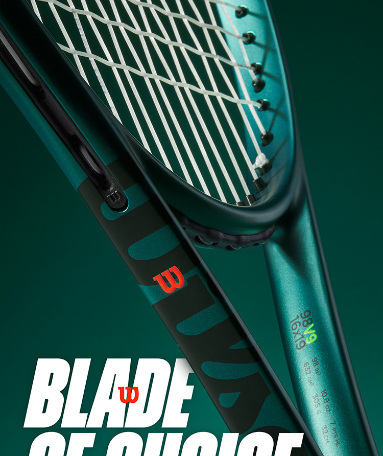 Jual WILSON Blade 100 V9 Sabalenka Same Professional Tennis Racket ...