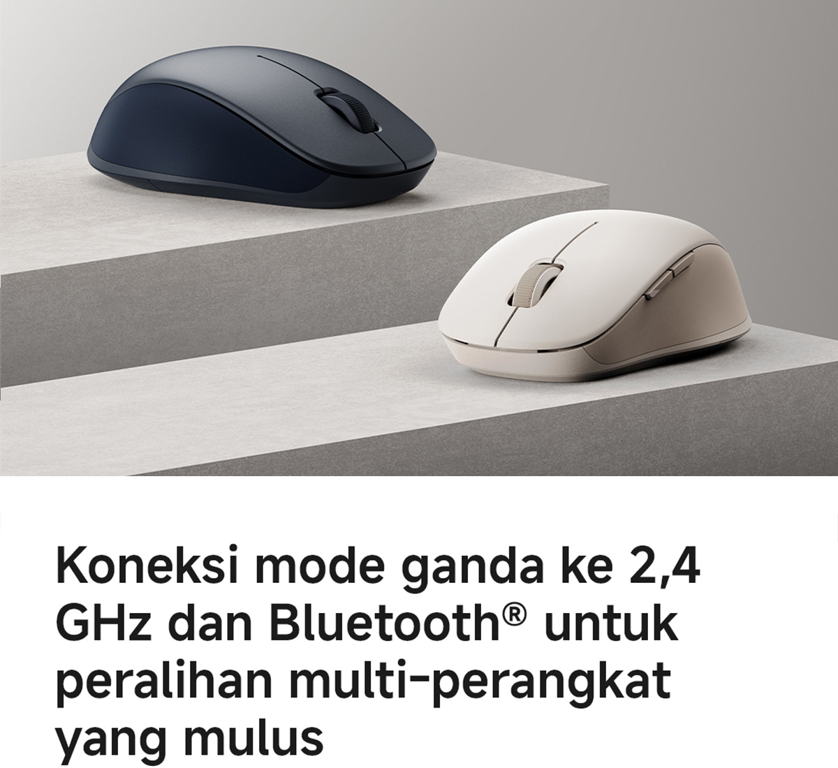 Jual Xiaomi Dual mode Wireless Mouse 2 | Precise 1200 DPI Sensor | 2 ...