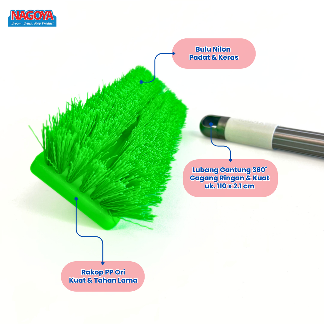 Jual NAGOYA Sikat Dorong Nilon | Shopee Indonesia