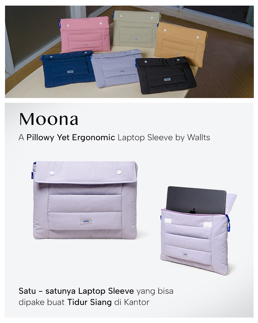 Jual Wallts Moona Plum- Tas Sarung Laptop Sleeve dan Macbook 14" inch ...